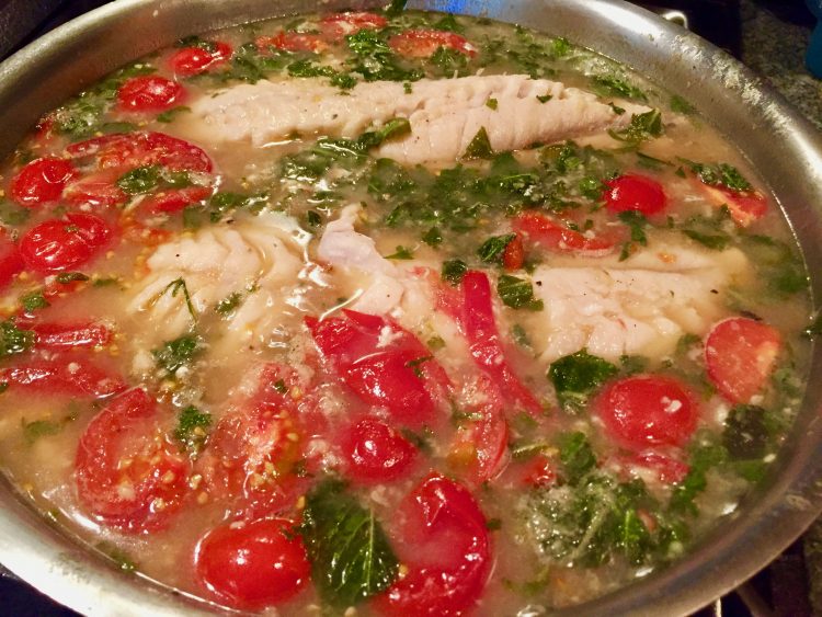 Thai Fish with Tomatoes and Mint – Our Wild Savory Kitchen