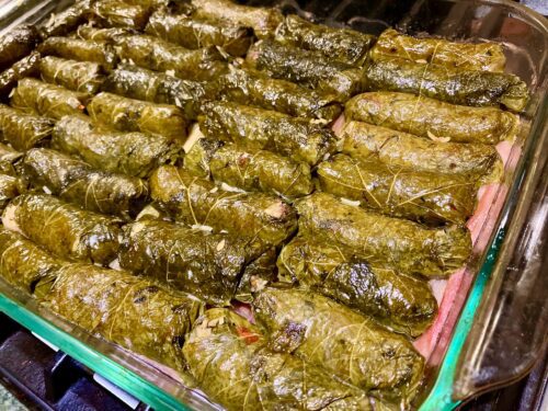 Greek Stuffed Grape Leaves (Dolmathakia) – Our Wild Savory Kitchen